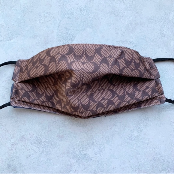 Accessories | Brown Coach Face Masks | Poshmark